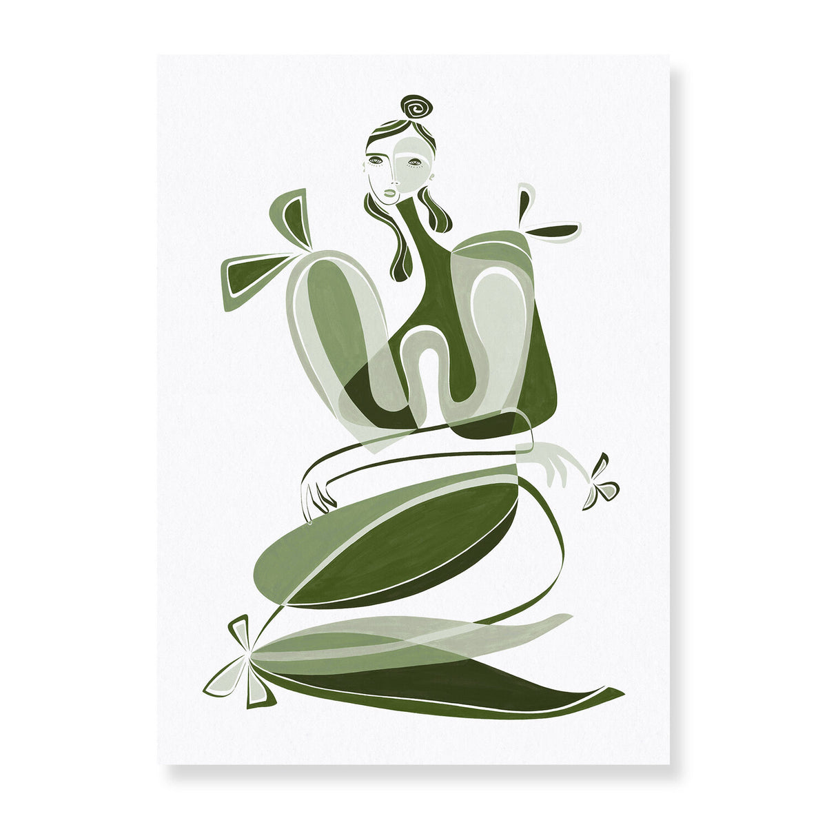 Efflorescence (olive) – Angus Martin Art